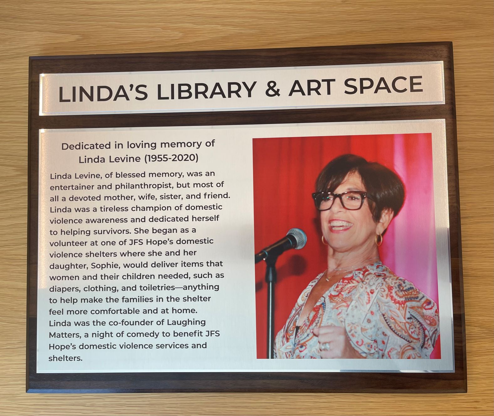 JFS Hope Dedicates “Linda’s Library & Art Space” in Memory of Linda ...
